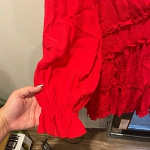 Lizard Thicket | Dresses | Nwt Red Long Dress Dress | Poshmark